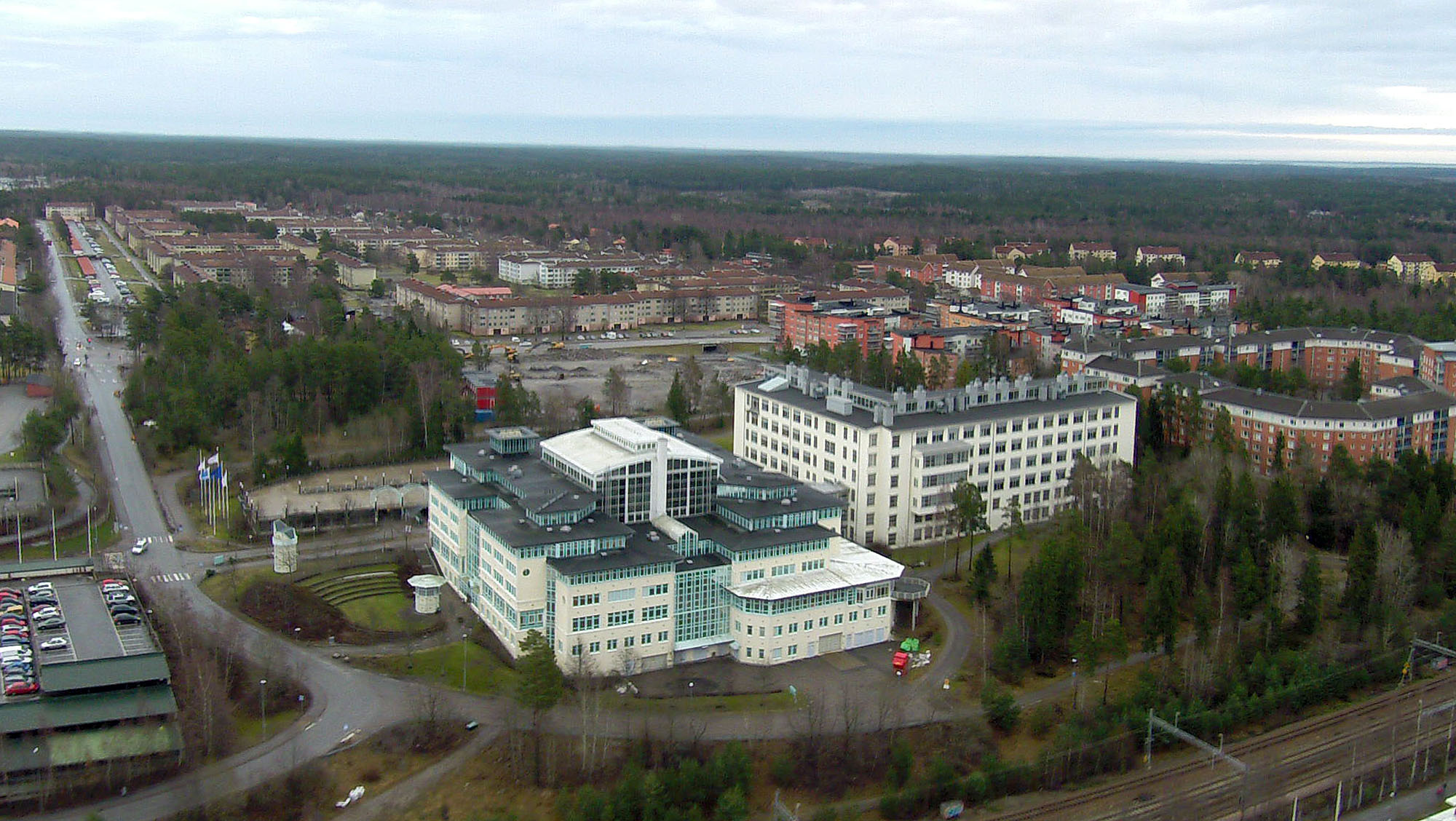 Aerial photos of Haninge Centrum – Daniel Johansson
